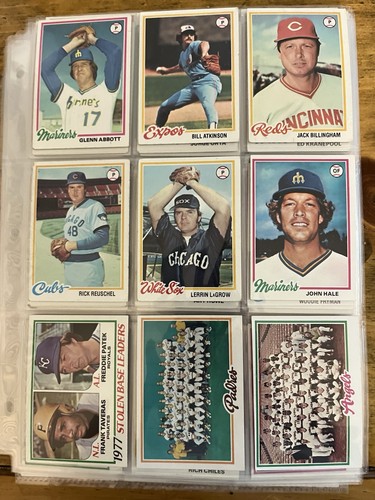 9 Card Lot 1978 Topps Baseball VG-EX 011 | eBay