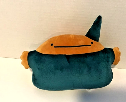 Nigel Plush Shark Character Soft Toy 11" By Nigel Plushie - Yellow ...