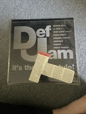 Def Jam It's The New Style LP Compilation Sample Record NFS 1987 | eBay ...