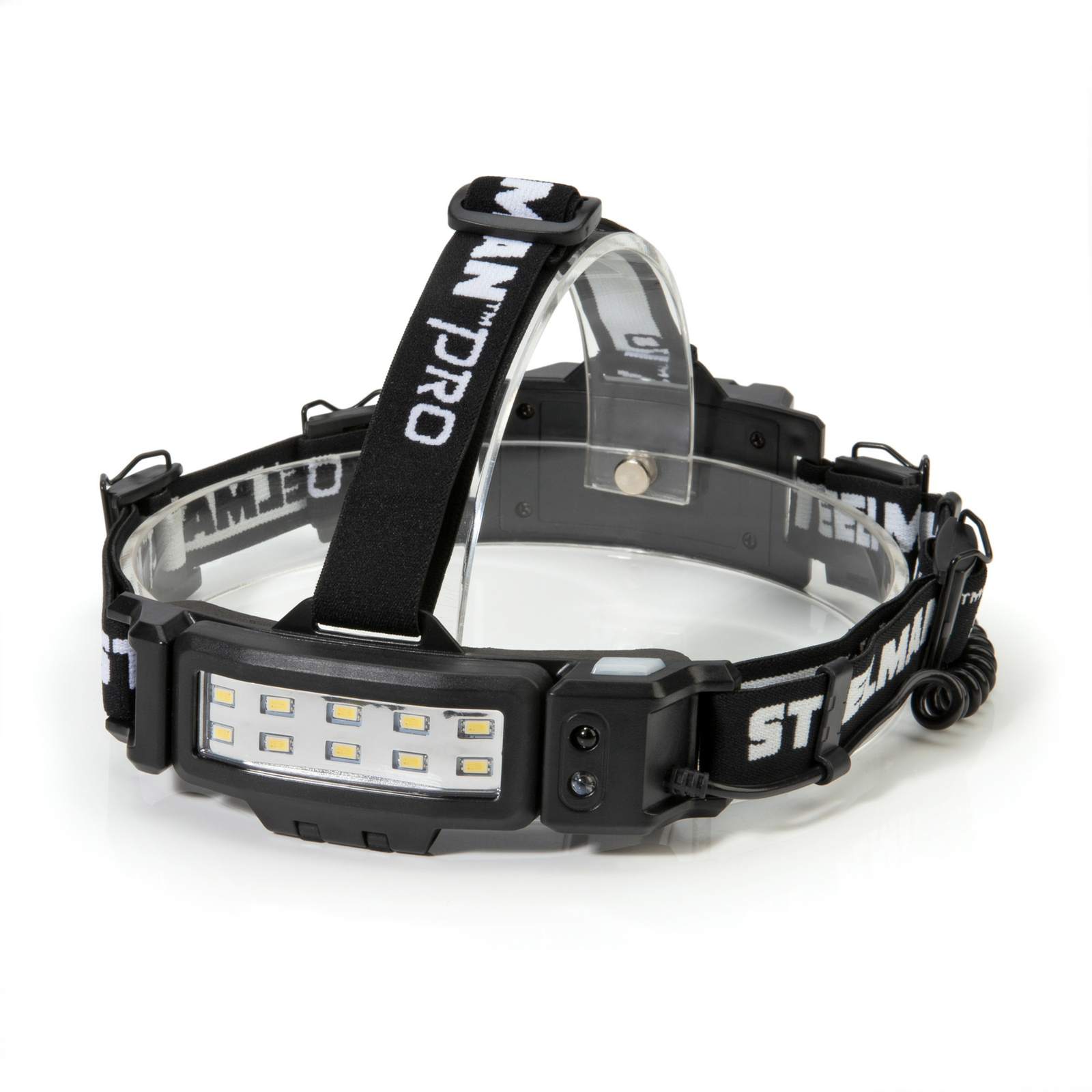 Steelman Pro LED Rechargeable 250 Lumen Slim Profile Jobsite Headlamp 78834