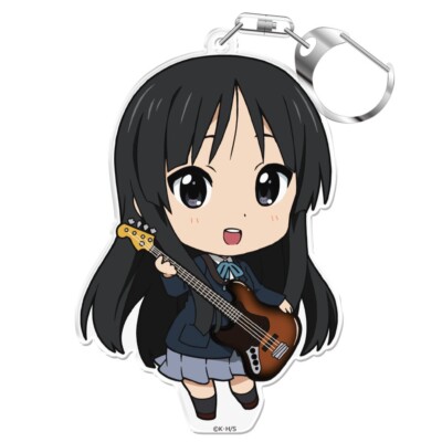 NEW K-On! Mio Akiyama Acrylic Key Holder With Stand Official Japan | eBay