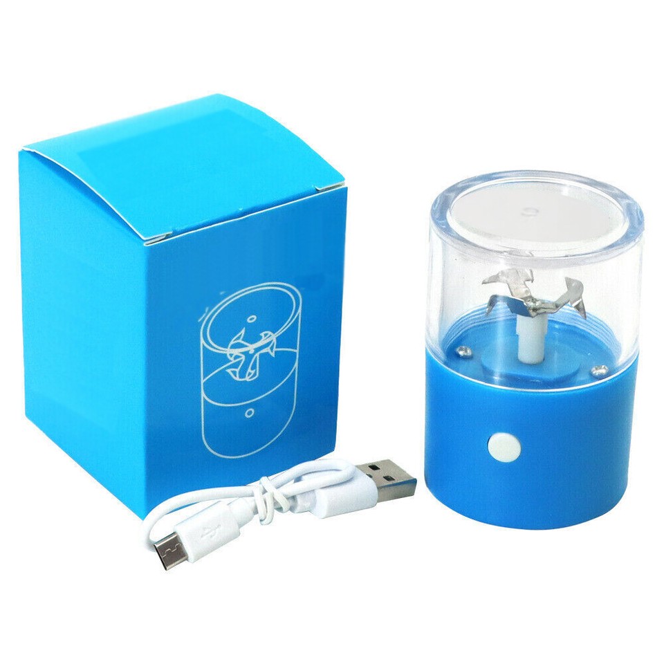 Electric Portable Auto Herb Garlic Grinding Crusher / Rechargeable Blue ...
