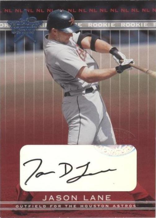 2002 Leaf Rookies & Stars - Rookie Jason Lane #345 Signatures (AU) for ...