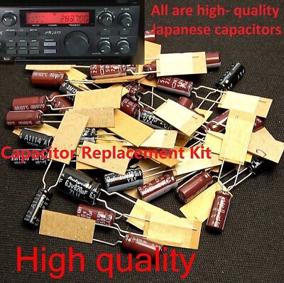 Uniden HR2510 President Lincoln Replacement Electrolytic capacitor kit ...