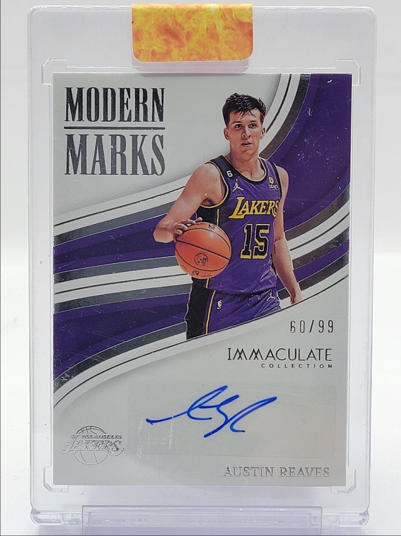 AUSTIN REAVES 2022-23 IMMACULATE MODERN MARKS AUTOGRAPH AUTO /99 Q1895 ...