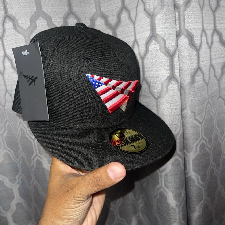 Paper Planes American Dream New Era 59fifty black Jay Z Roc Nation 7 1/ ...