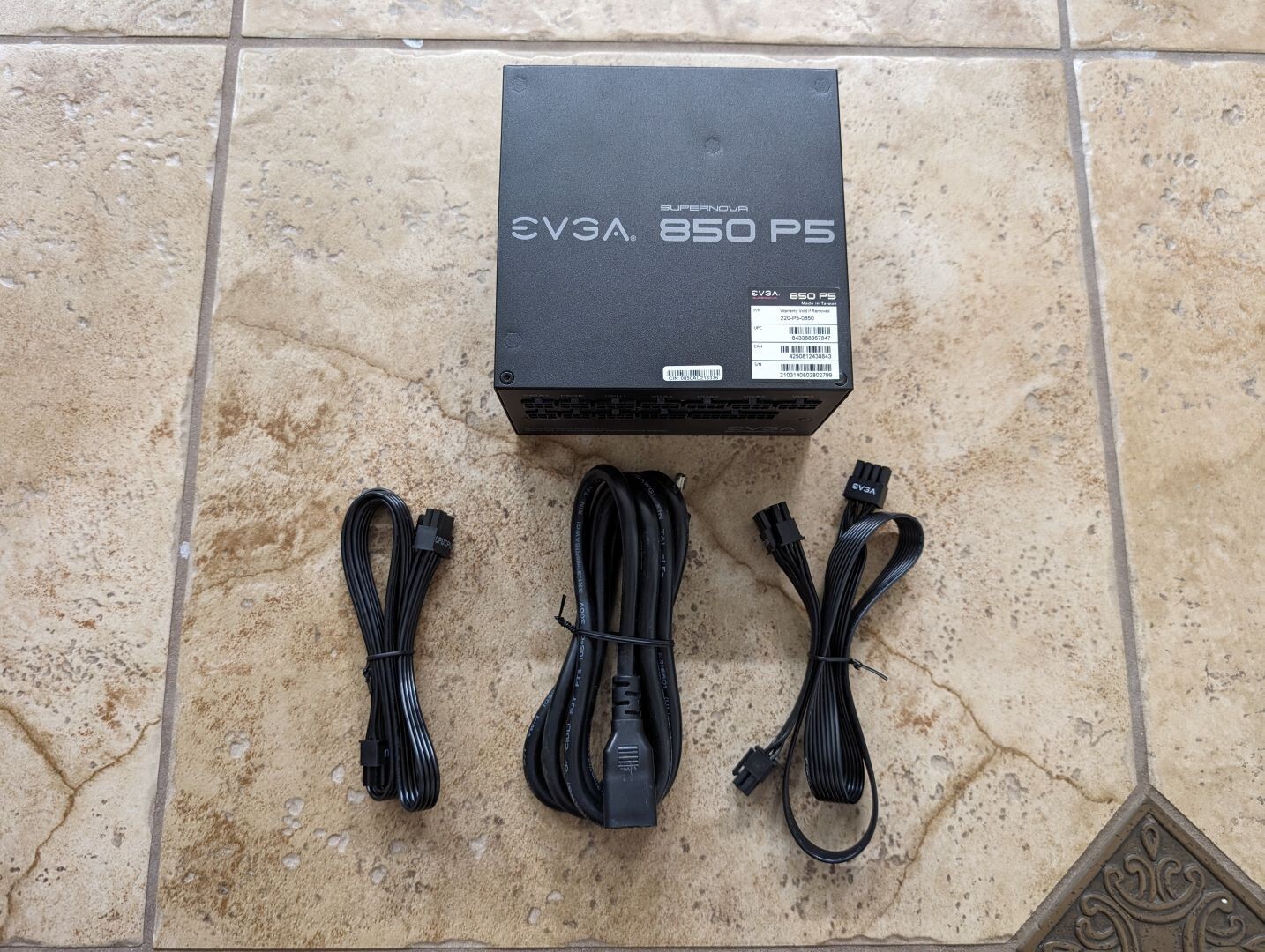 EVGA SuperNOVA 850 P5 80Plus Platinum 850W Modular Power Supply PSU 220 ...