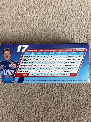 Team Caliber Pfizer Matt Kenseth #17 Visine Monte Carlo 1:64 Scale ...
