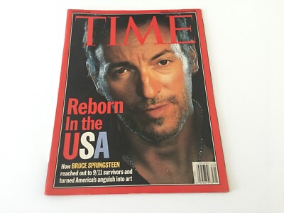 BRUCE SPRINGSTEEN - TIME MAGAZINE - AOUT 2002 | eBay
