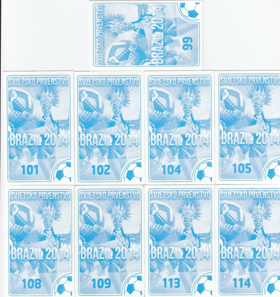 Football 9 card cards CHILE team Arturo Vidal FIFA World Cup Brazil ...