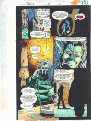 Morbius: The Living Vampire #28 p.4 Color Guide Art - All Morbius by ...