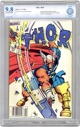 Thor #337N Newsstand Variant CBCS 9.8 1983 0000200-AE-002 1st app. Beta ...