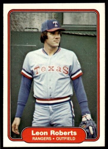 1982 Fleer Leon Roberts Texas Rangers #329 | eBay