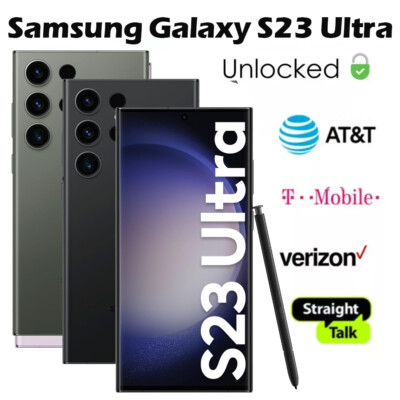 NEW SEALED Samsung Galaxy S23 Ultra 5G S23+ Plus 5G 128GB 256GB Factory ...