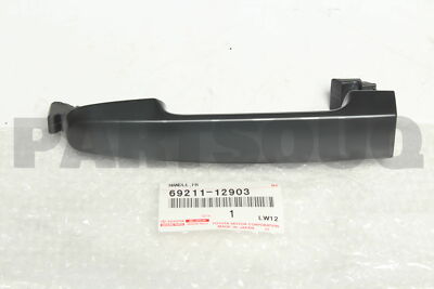 6921112903 Genuine Toyota HANDLE ASSY, FRONT DOOR OUTSIDE, RH/LH 69211 ...