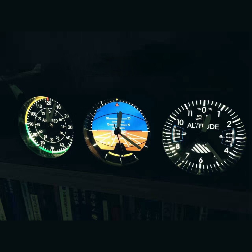 Aviation Alarm Clock Cessna/Diamond Cockpit Simulator Aircraft ...