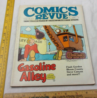Flash Gordon Bloom County Gasoline Alley 1985 Comics Revue magazine V1 ...