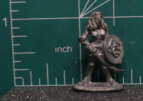Ral Partha - TSR - FEMALE ELF FIGHTER Metal Miniature 25mm scale - OOP ...