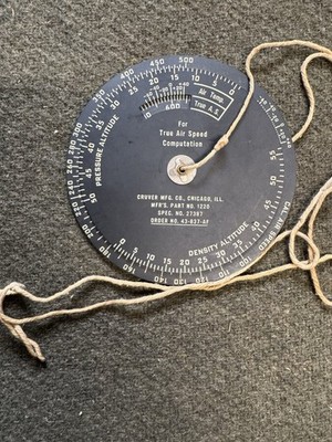 USAAF WW2 HAND HELD TYPE D-4 AIRCRAFT NAVIGATION COMPUTER | eBay