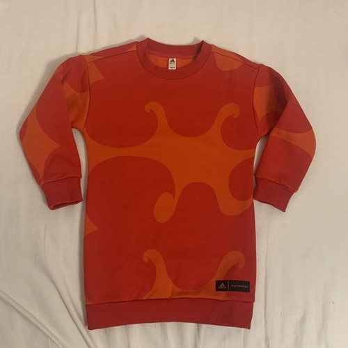 marimekko m522 Adidas Collaboration Kids Trainer 120cm Red Orange Abstract Desi | eBay