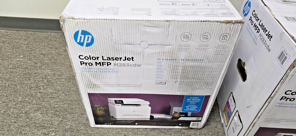 HP COLOR LASER JET PRO MFP M283CDW printer 193905486595 | eBay
