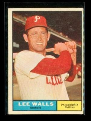 Vintage 1961 TOPPS Baseball Trading Card #78 LEE WALLS Philadelphia ...