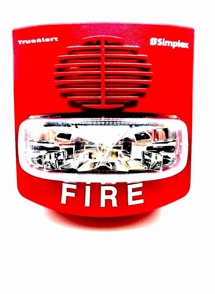 Simplex 4906-9127 Red Wall Horn Strobe Same Day Free Shipping. New | eBay