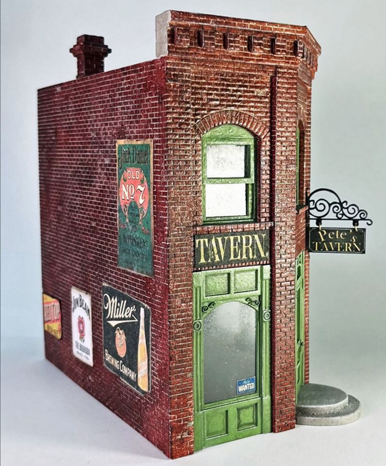 PETE'S TAVERN O On3 ON30 Model Railroad Structure Unpainted Resin KIT ...