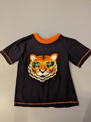 Mick Mack 4t Tiger (Bengal) Shirt Blue/Orange | eBay