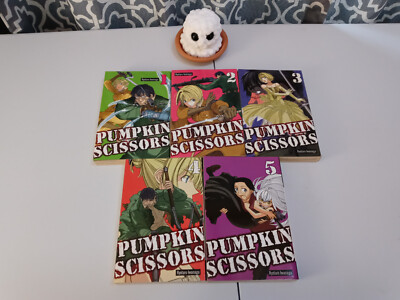 Pumpkin Scissors Vol 1-5 Full English Set Manga by Ryotaro Iwanaga | eBay