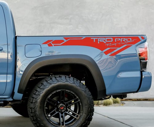 Toyota Tacoma TRD PRO Racing Development Side Vinyl Decals Stickers | eBay
