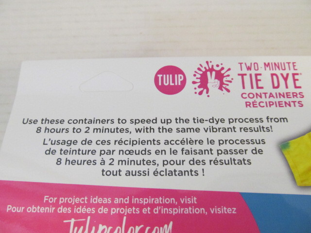 Tulip Two-Minute Tie-Dye 3 Containers for Use with One-Step Kits | eBay