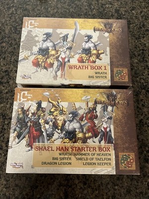 Wrath Of Kings Lot Shael Han Starter Box & Wrath Box 1 Sealed | eBay