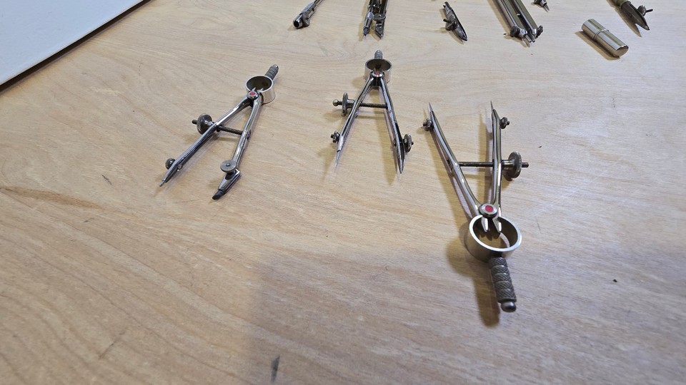 Norton & Gregory H190 Diamond Vintage Drawing set – Compass Divider ...