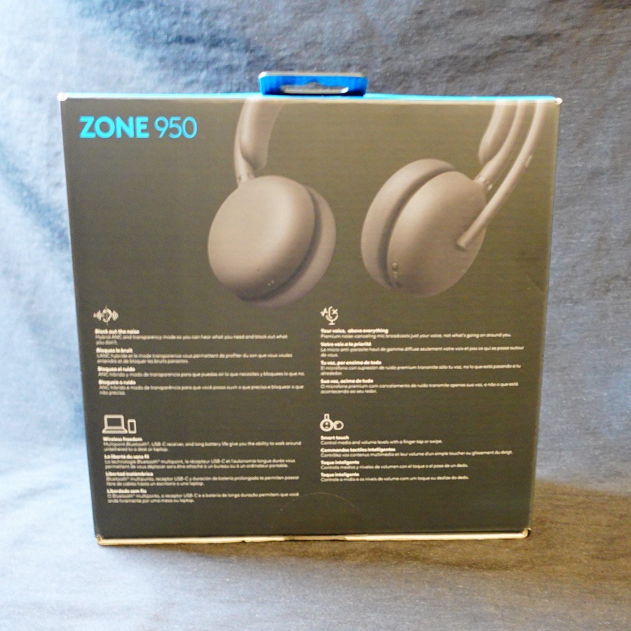 Logitech Zone 950 Wireless Headset with Hybrid ANC - 981-001317 ...