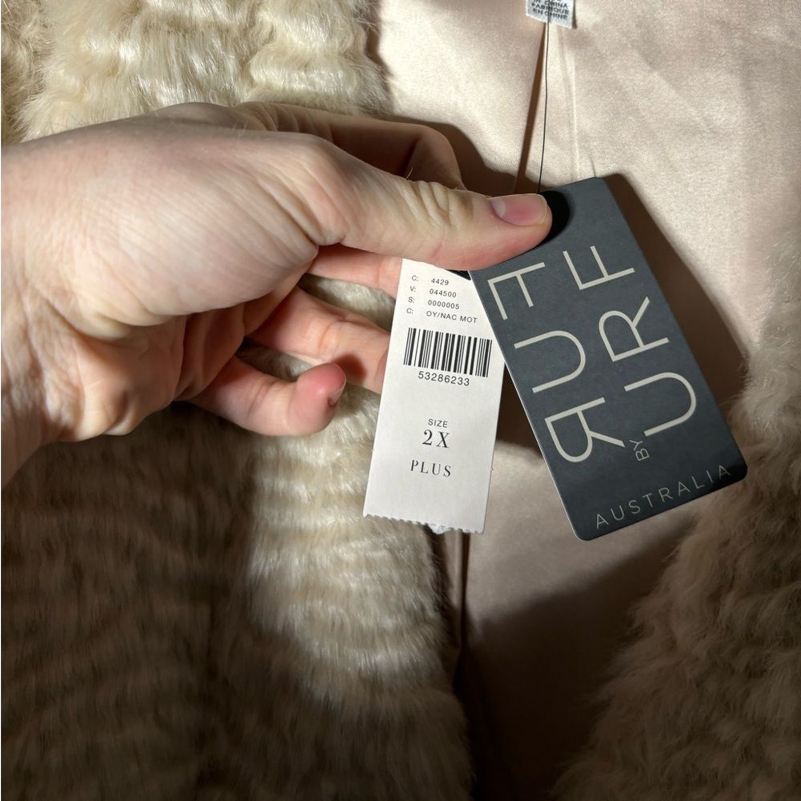 NWT Fur by Urf for Anthropologie Noemi Faux Fur Coat Size 2X | eBay