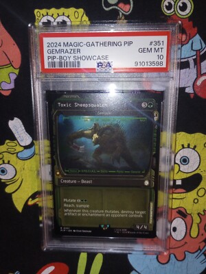 MTG Fallout Toxic Sheepsquatch Gemrazer Showcase PSA 10 | eBay