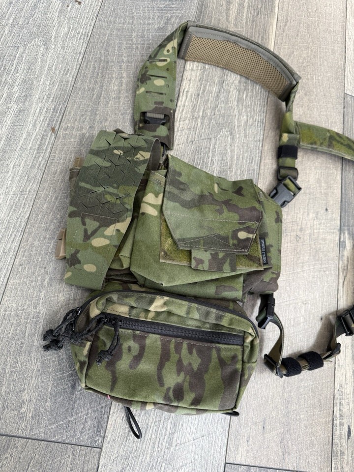 Multicam Tropic Spiritus Systems 34 Alpha Split Chest Rig Loadout | eBay