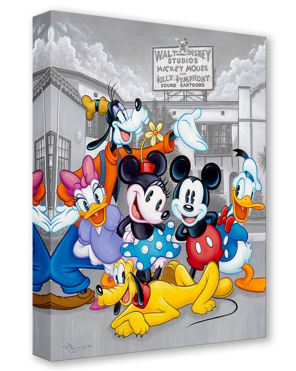 Mickey Mouse Walt Disney Fine Art Tim Rogerson Ltd Ed TOCP Print ...