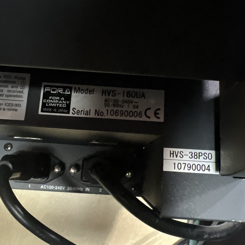 ForA Hanabi HVS160UA Console HD/SD 16 Input HD Digital Video switcher ...