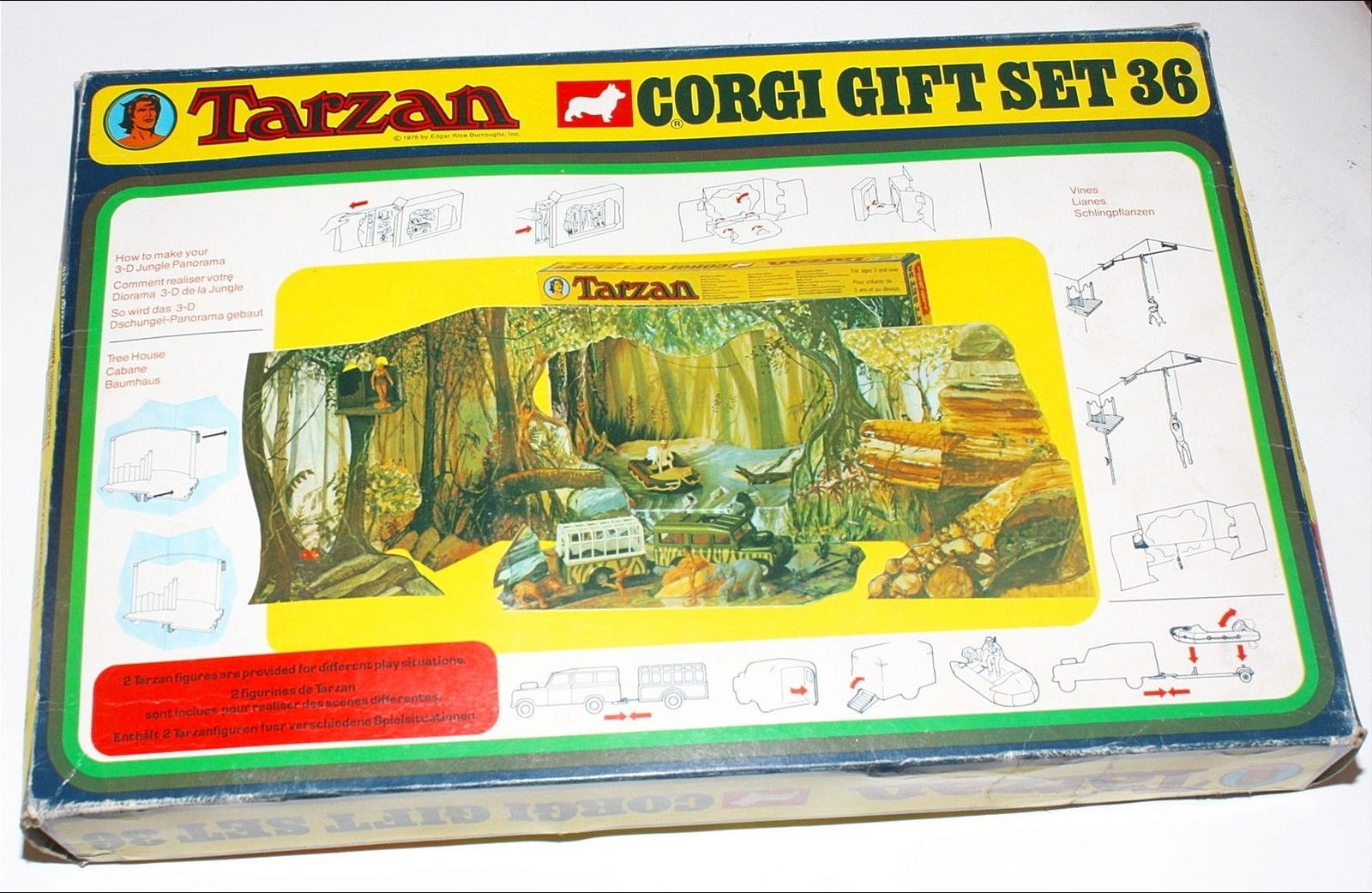 Corgi Gift Set 36 Tarzan Set in Good Original Box | eBay