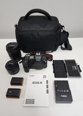 Rarely Used (40 shutter count) Canon EOS R Full-Frame Mirrorless Camera ...