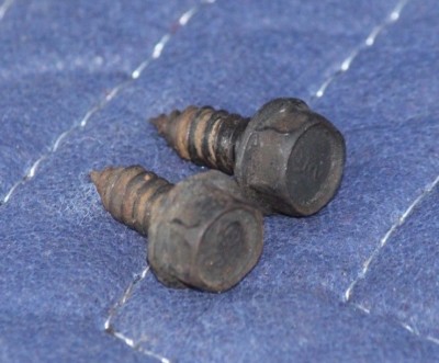 Front Metal Brake Line Cover Shield Plate Mounting Bolts OEM 1993 C4 ...