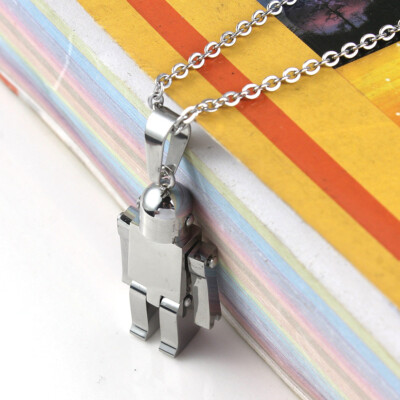 Stainless Steel Robot Pendant | eBay