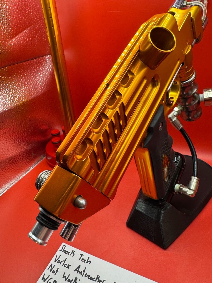 Shock Tech Vortex Autococker - Orange Fade - Not Working | eBay