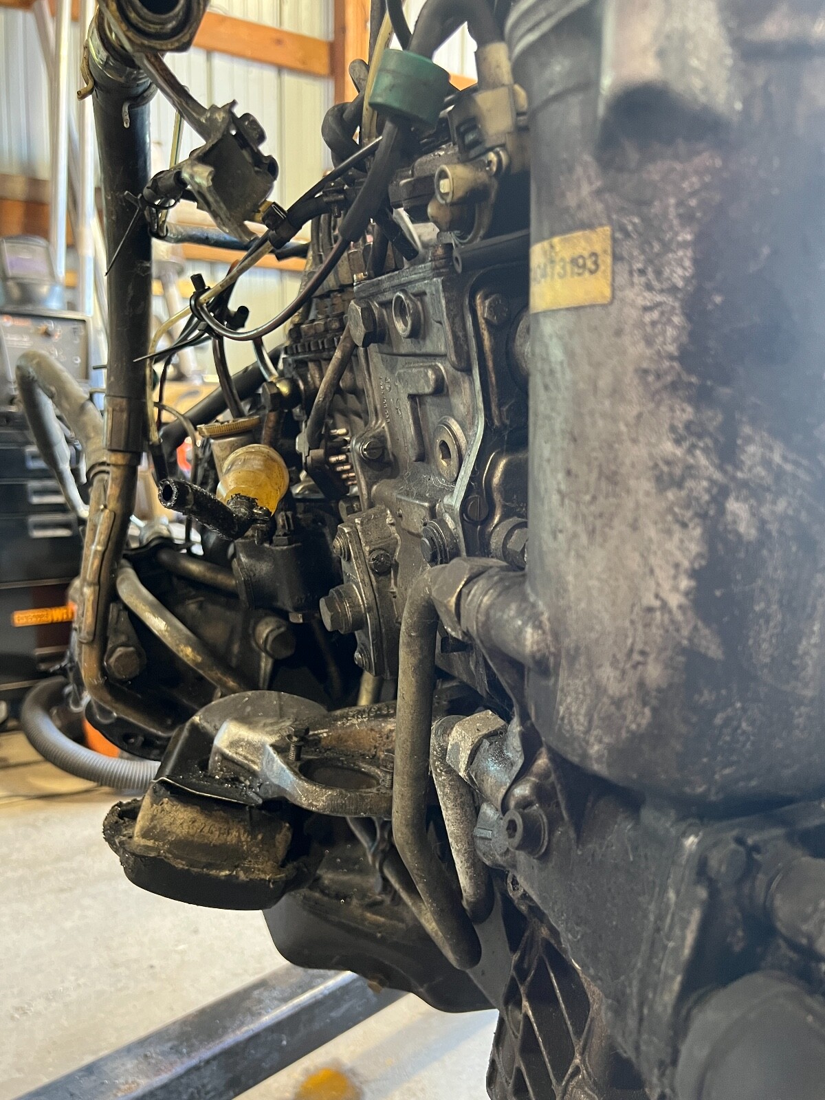 1979-1985 Mercedes 300SD W126 Complete 3.0L 5 Cyl Turbo Diesel Engine ...