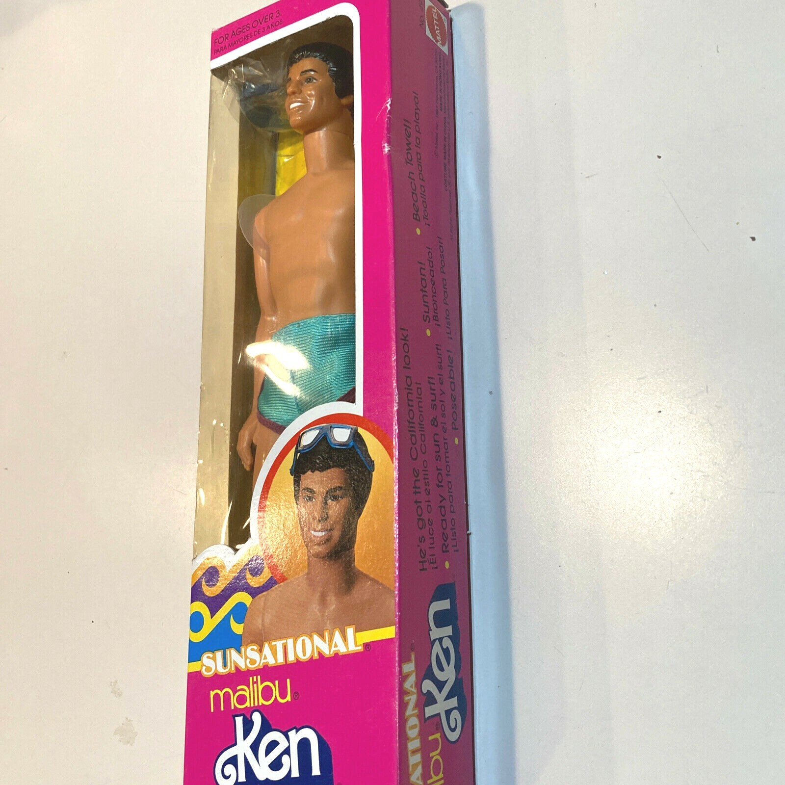 RARE 1983 Sunsational Malibu Ken Hispanic Doll #4971 Mattel for sale ...
