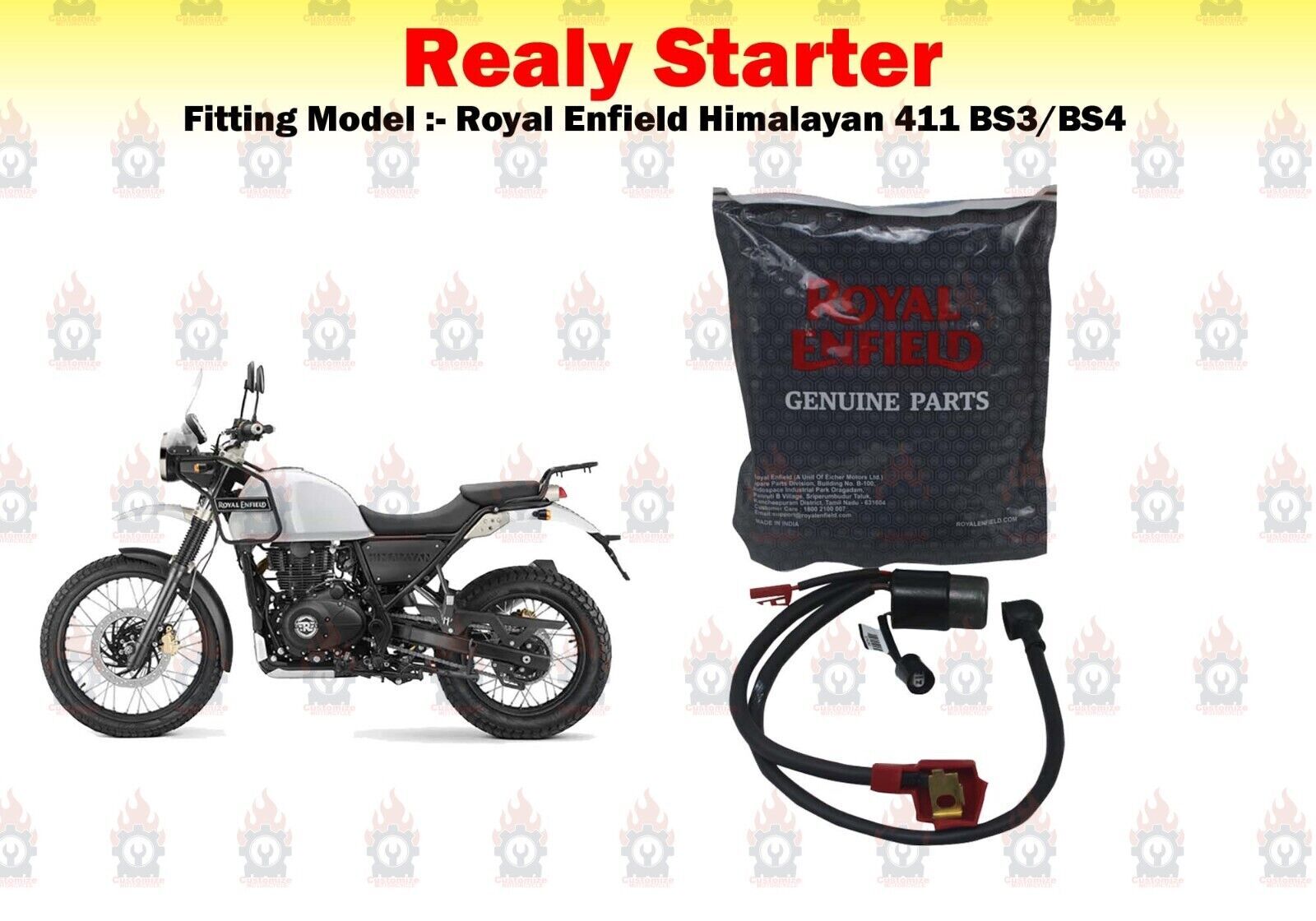 Royal Enfield "Himalayan 411 BS3/BS4 Relay Starter Assembly" | eBay