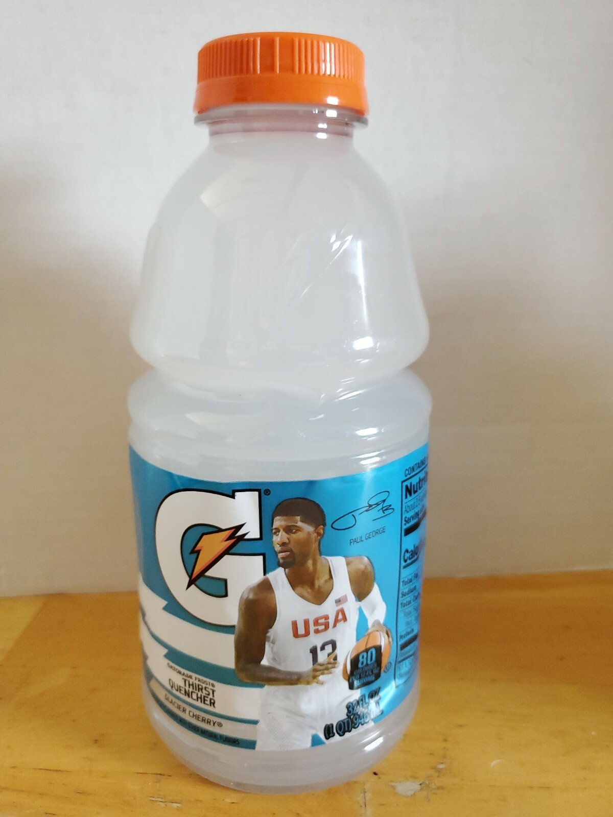 Paul George Glacier Cherry Gatorade NBA All Star USA Olympic Team LA ...