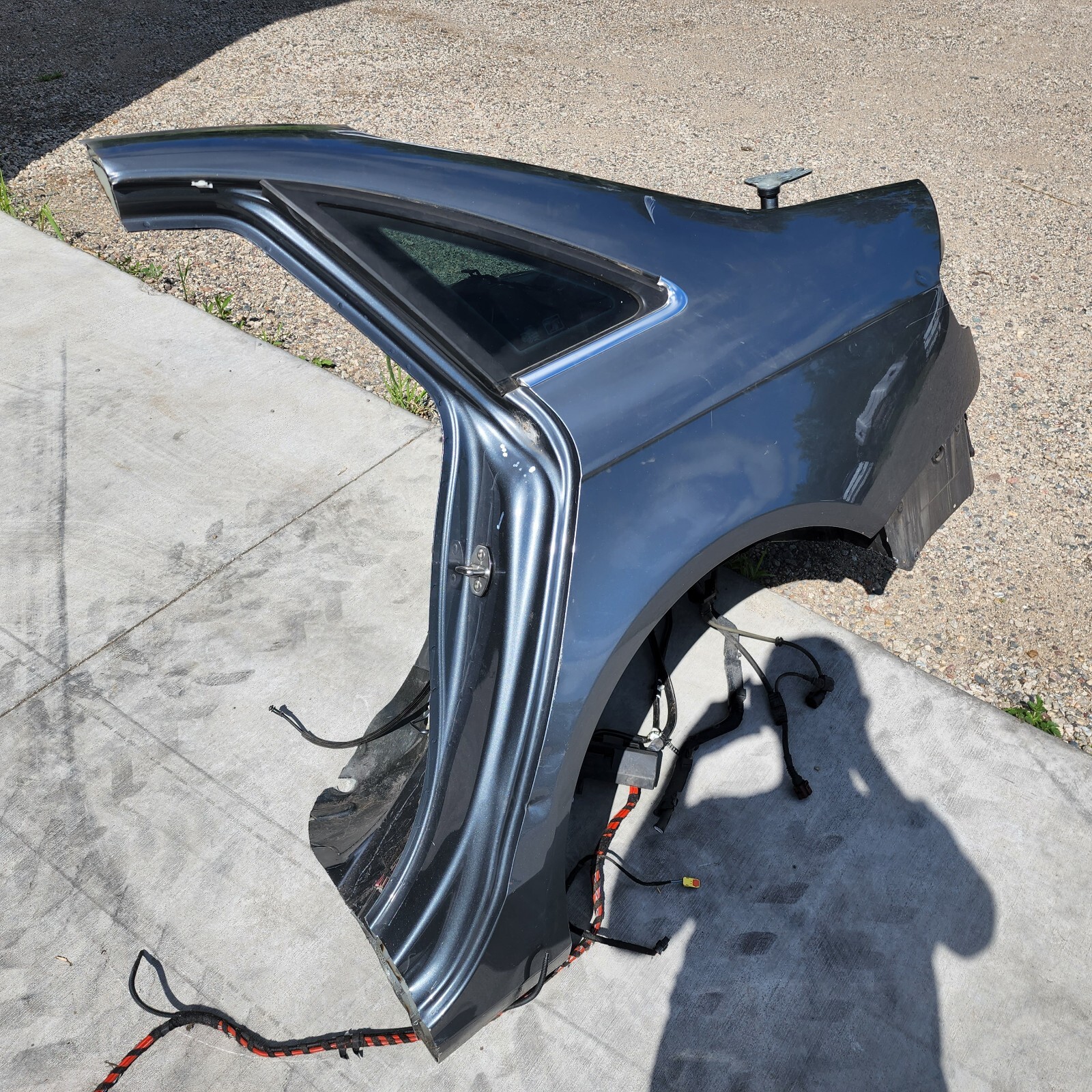 2009 2010 2011 2012 AUDI A4 S4 REAR LEFT DRIVER SIDE QUARTER PANEL CUT ...